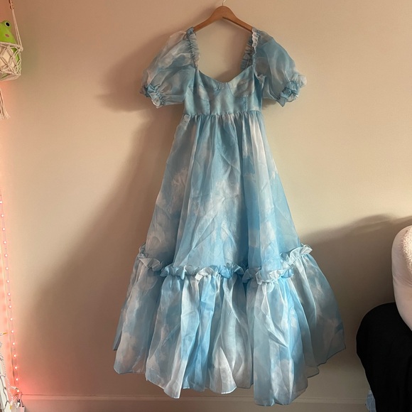 Selkie | Dresses | Selkie Head In The Clouds Ritz Organza Tiered Gown ...